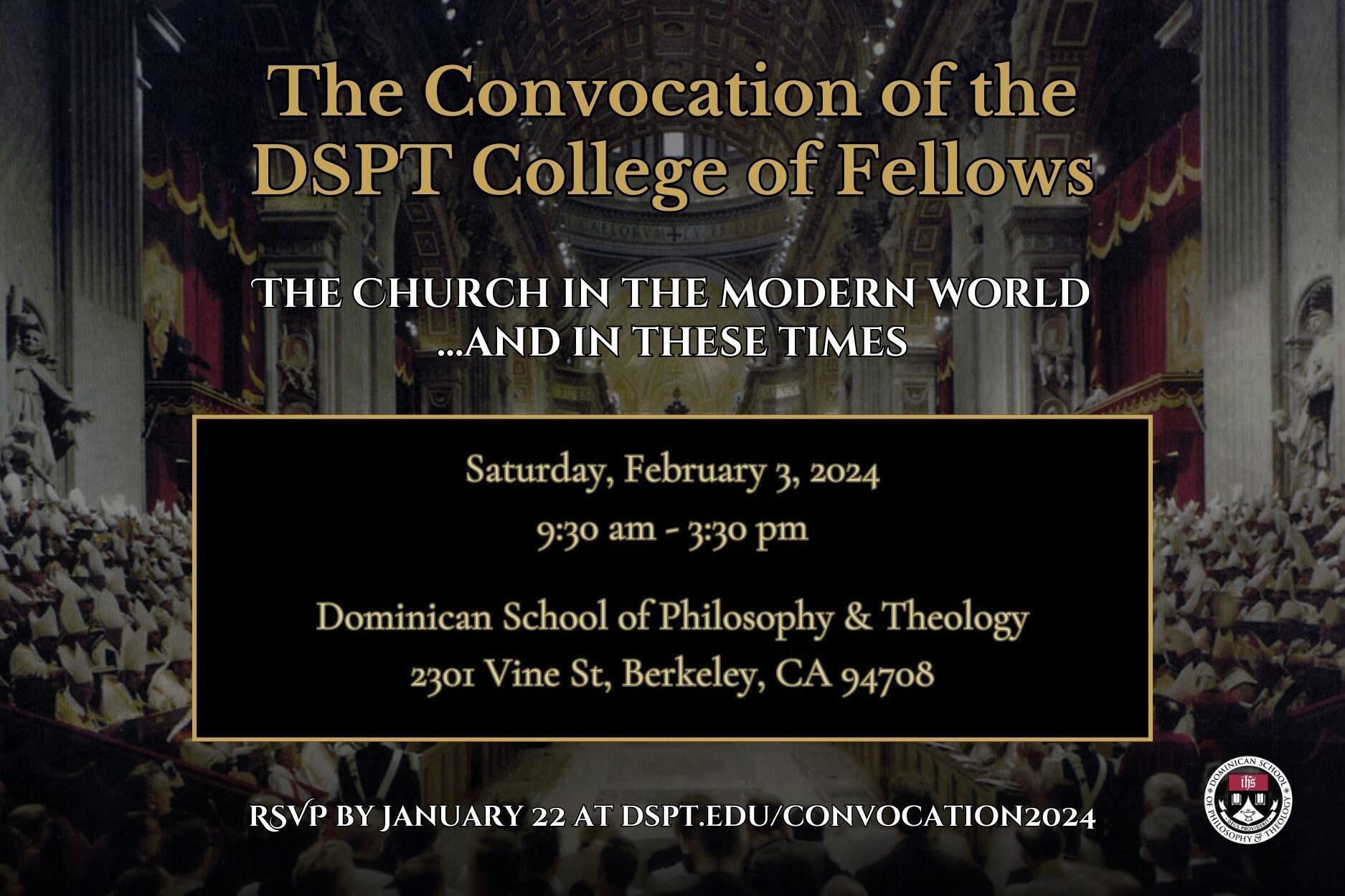 2024 Convocation of the DSPT College of Fellows — DSPT